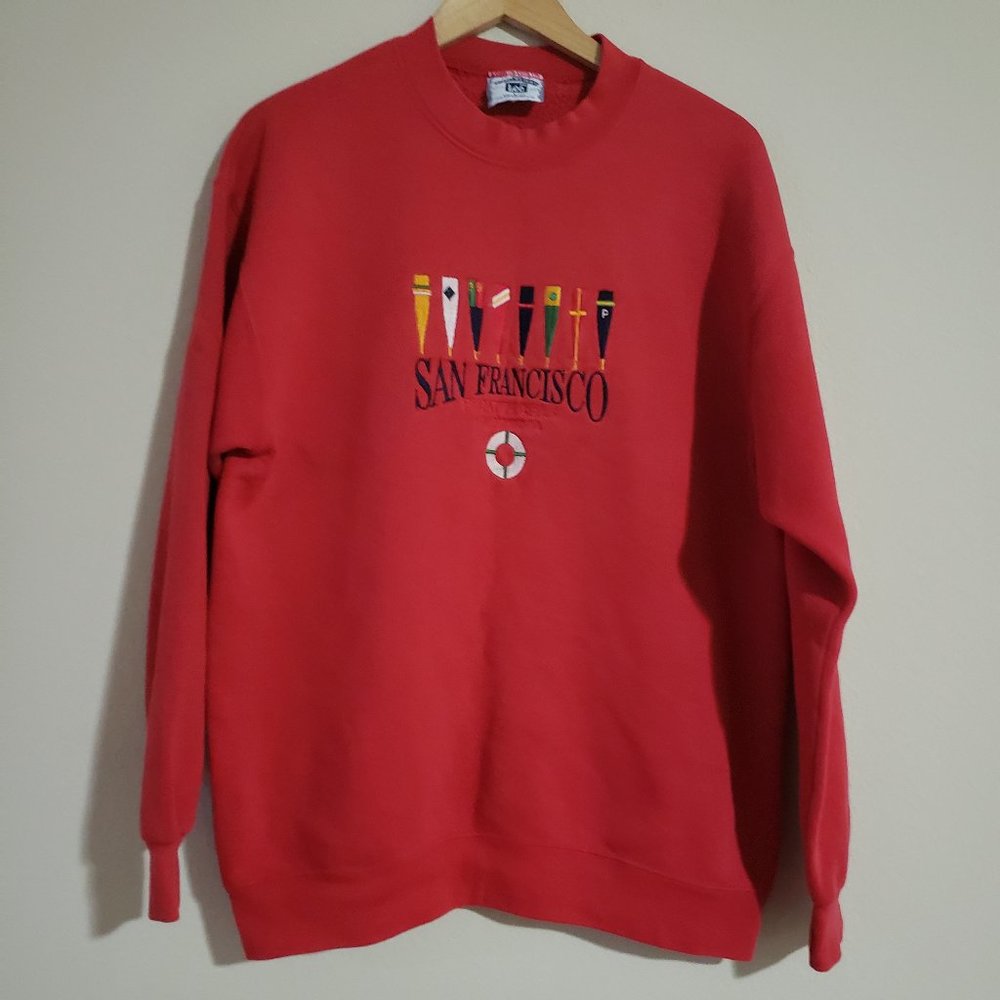 Vintage Lee San Francisco Lee Sport Sweatshirt L - Gem